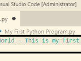 Learning Python First Python Program With Visual Studio Code